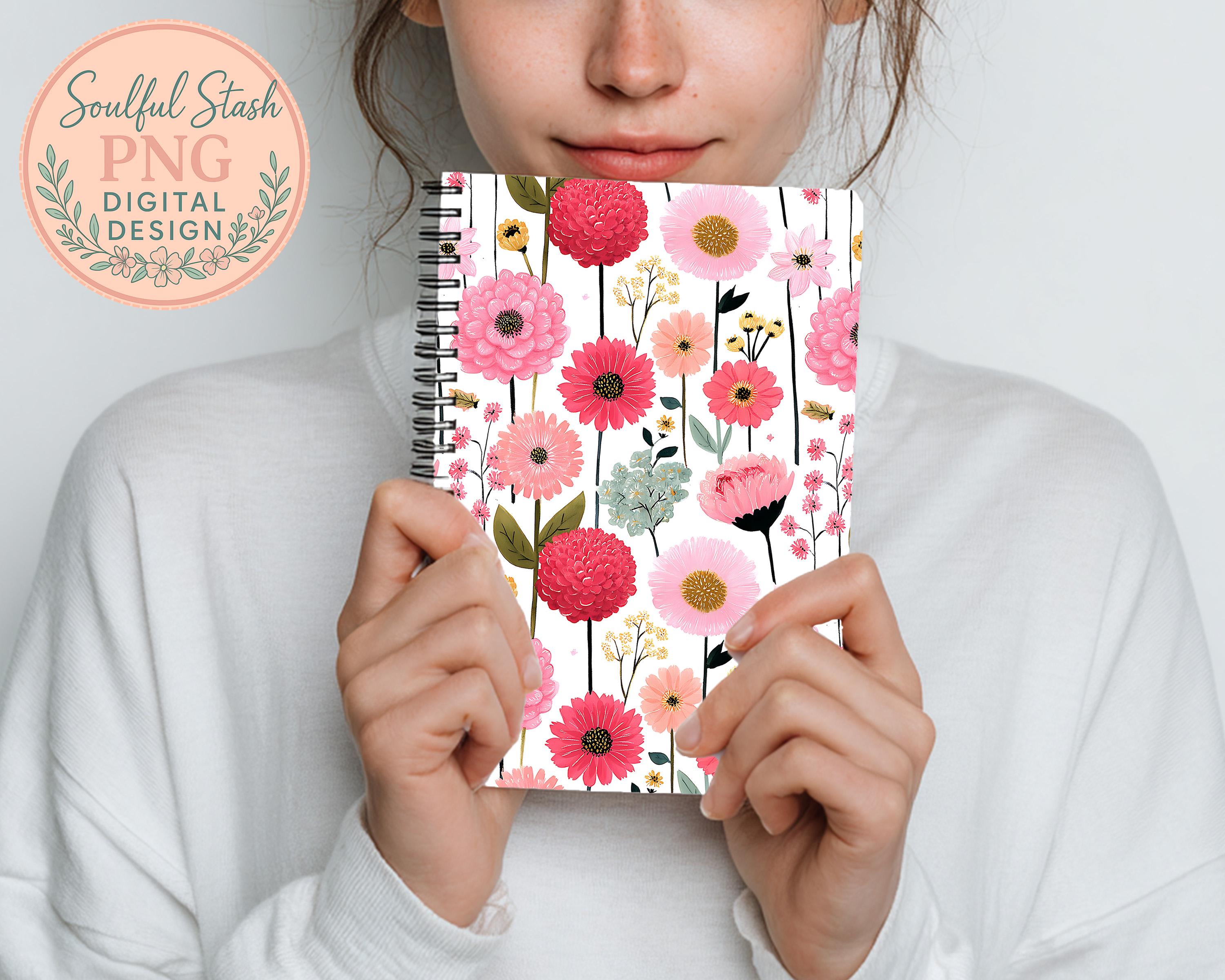 Pink Cottagecore Spring Seamless Floral Pattern Bundle Shabby Chic ...
