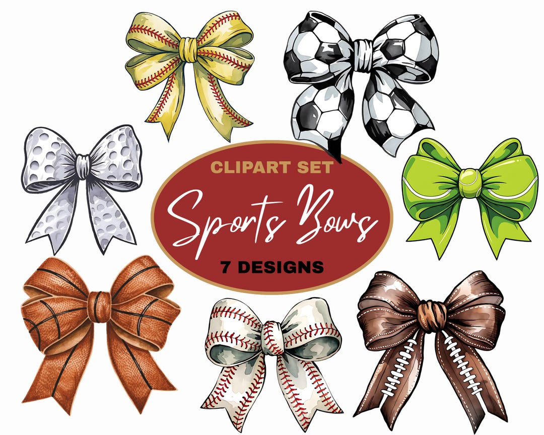 Coquette Sports Bow Bundle | Softball, Baseball, Basketball, Football ...