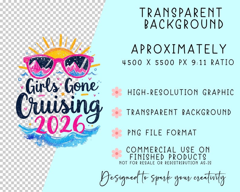 Girls Gone Cruising 2026 Cruise Shirt Graphic Fun Vacation Design for ...