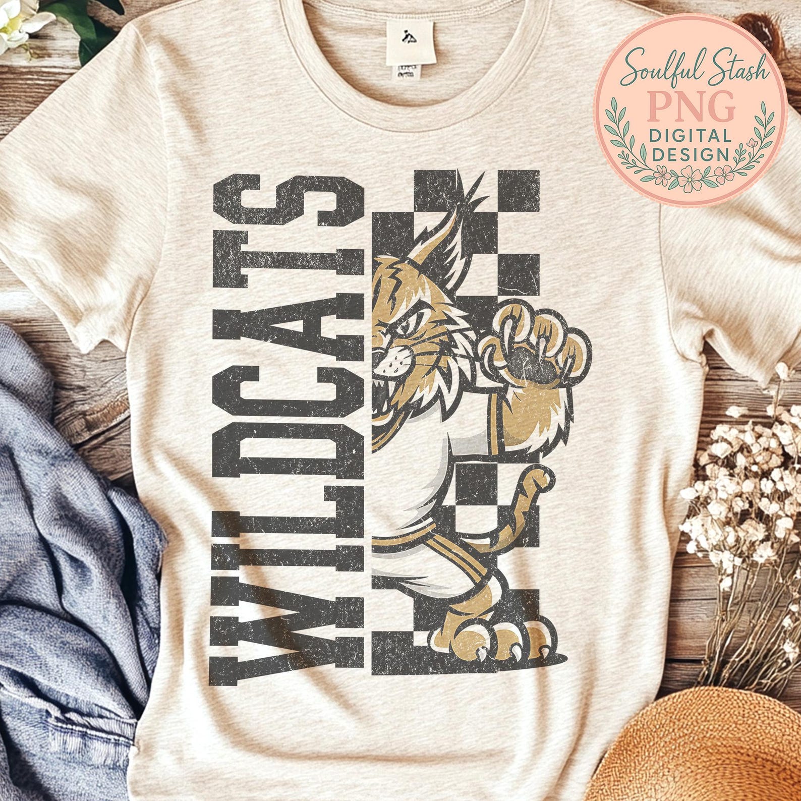 Half Wildcat Mascot Clawing Design PNG, Fierce School Spirit Graphic ...