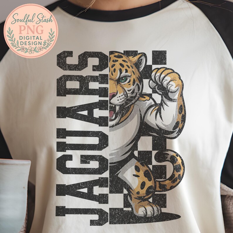 Half Jaguars Mascot Clawing Design PNG, Fierce School Spirit Graphic ...