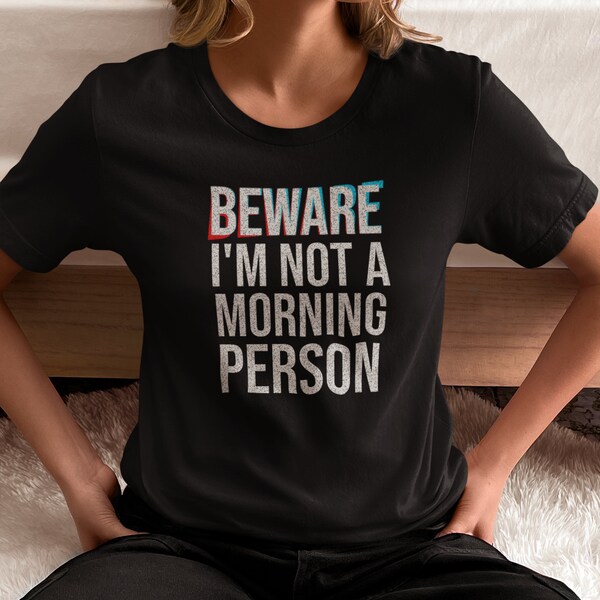 Not Morning Person - Etsy