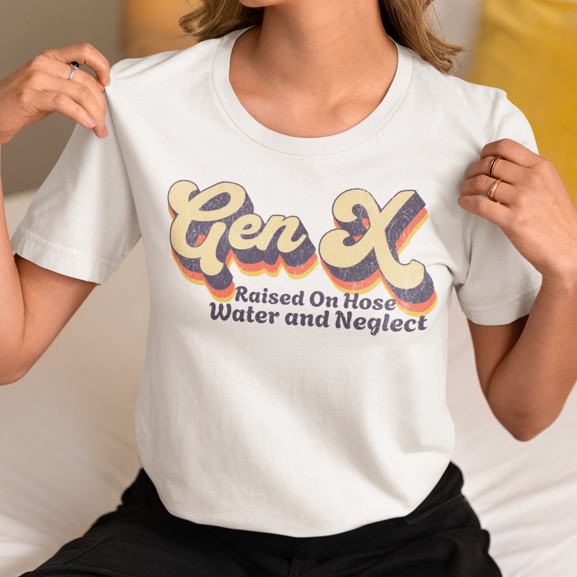 Gen X Raised on Hose Water and Neglect, Vintage Gen X T-shirt ...