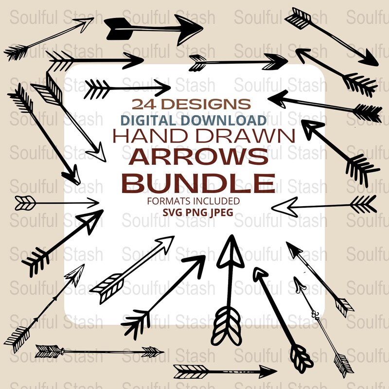 Hand Drawn Arrows - Etsy