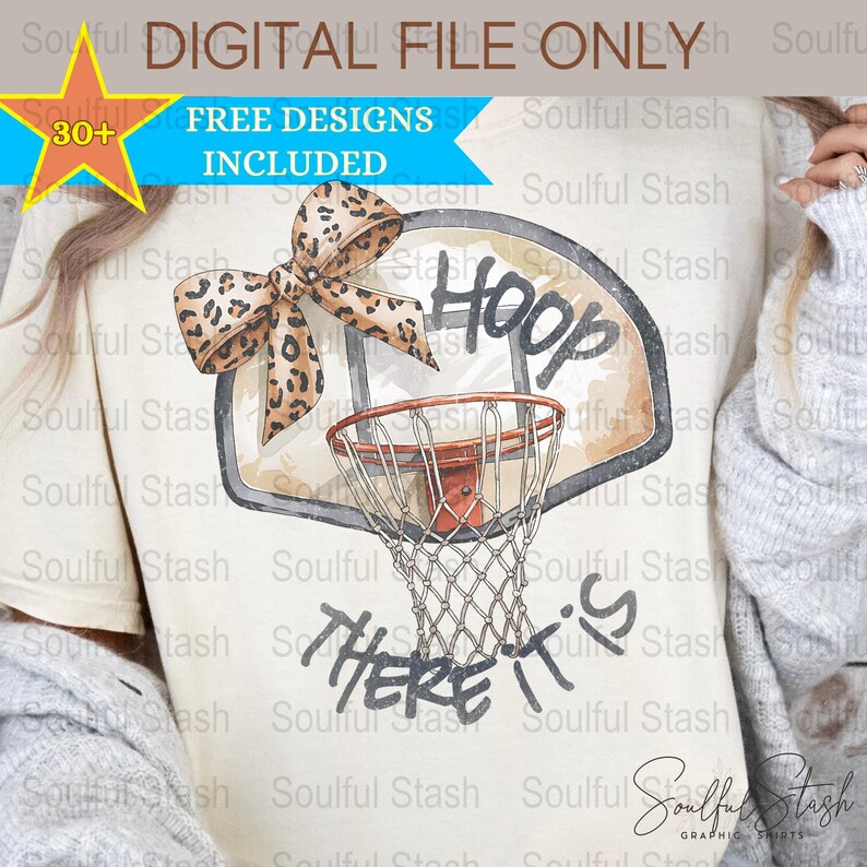 Leopard Print Basketball PNG Bundle, Watercolor Digital Download ...
