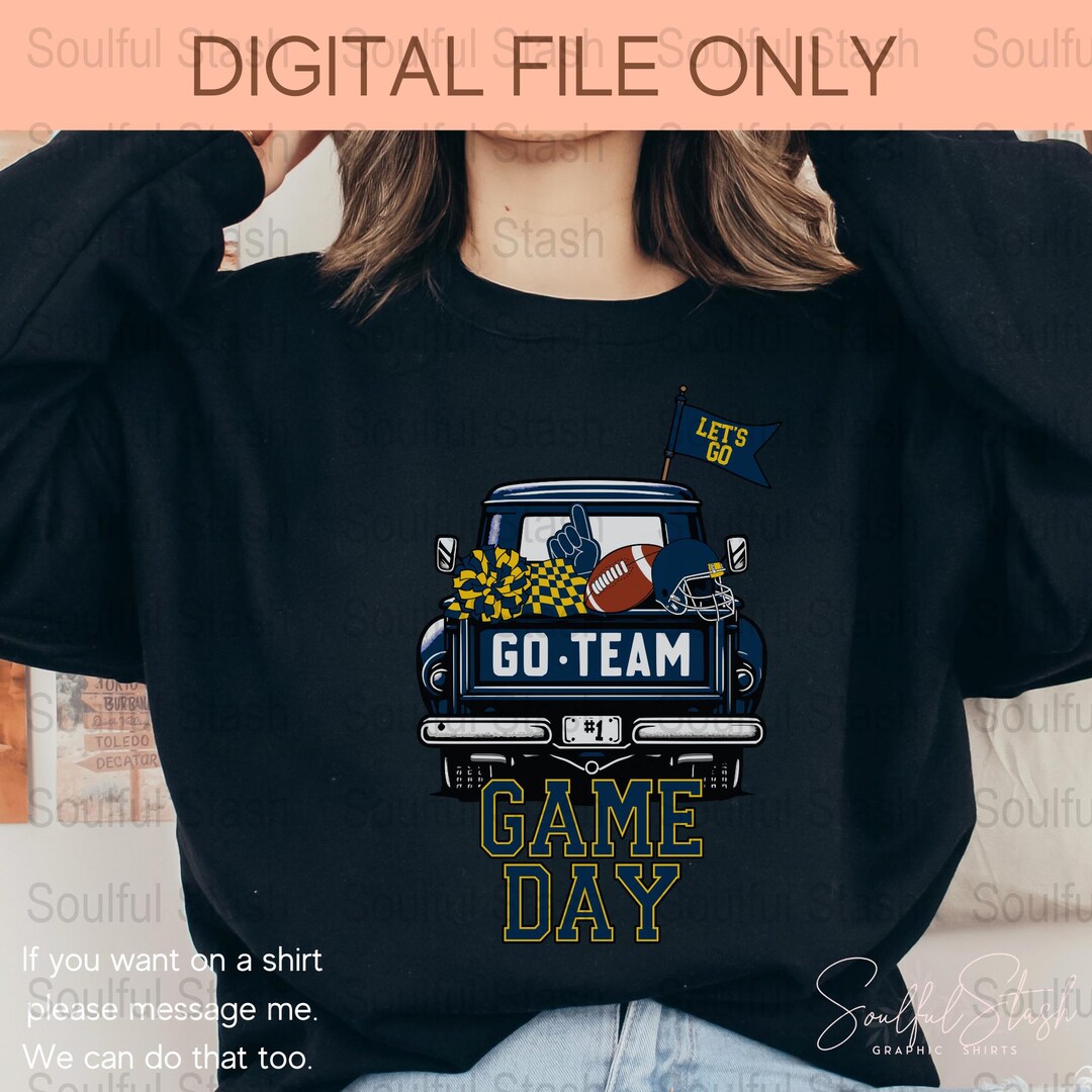 Game Day Truck Digital Download, Team Spirit Clipart, School Colors ...
