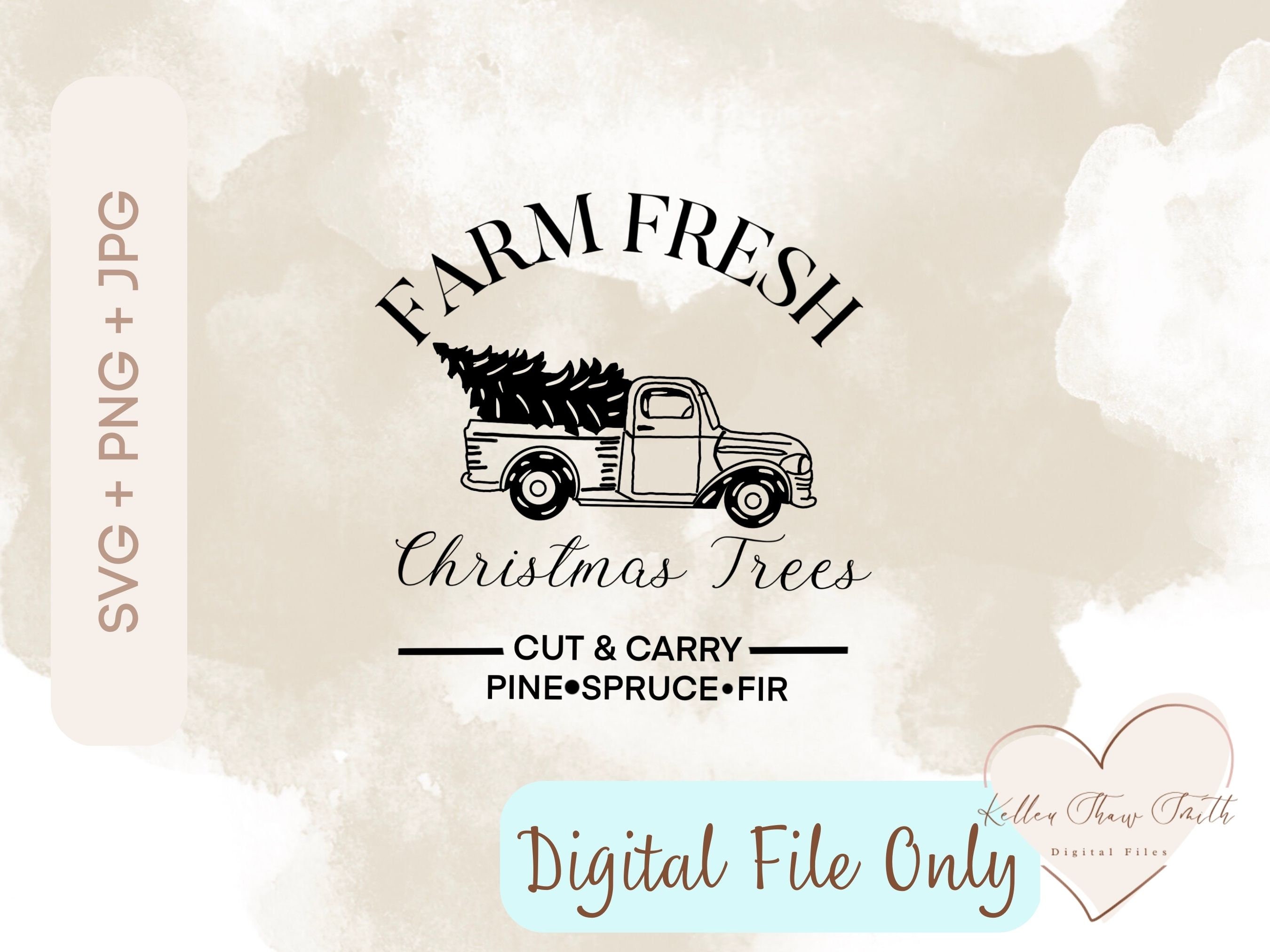 Christmas Tree Farm SVG - Etsy
