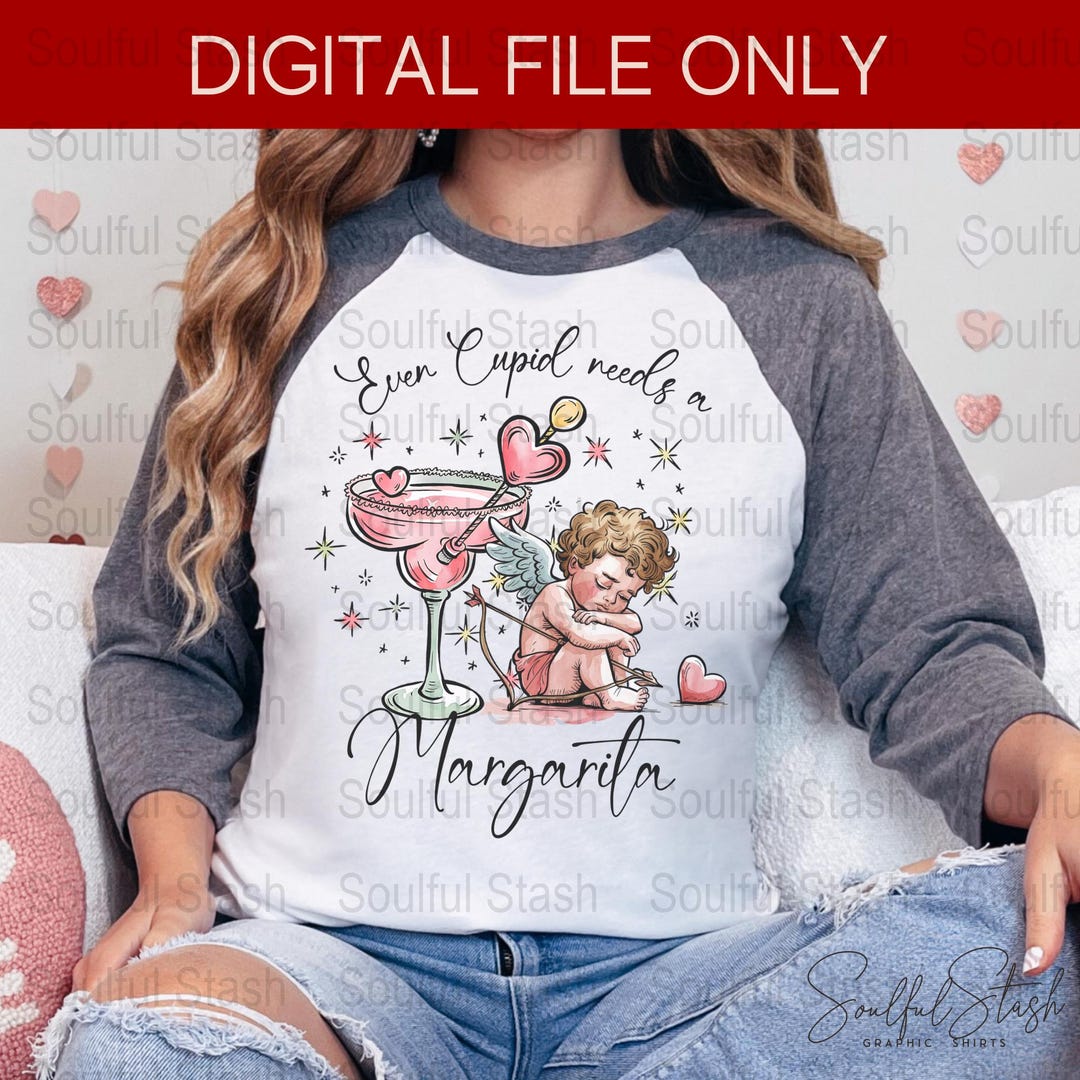Watercolor Cute Funny Valentine Cupid PNG, Shirt Graphic, Trendy Funny ...