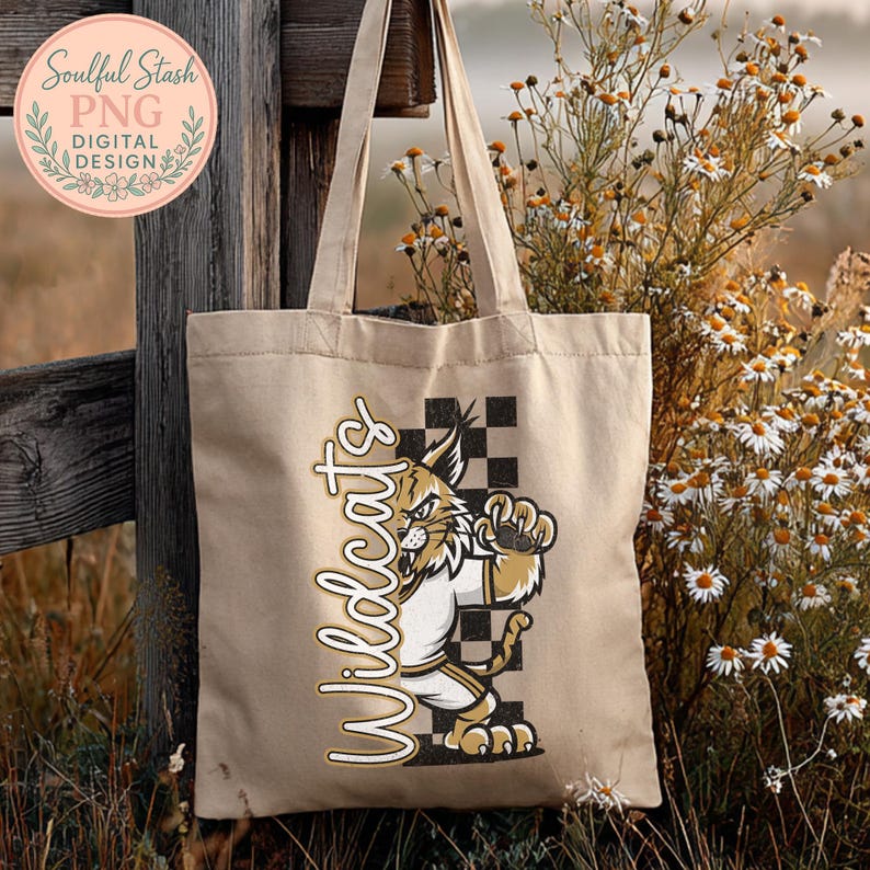 Half Script Wildcat Mascot Design PNG, Fierce School Spirit Graphic ...