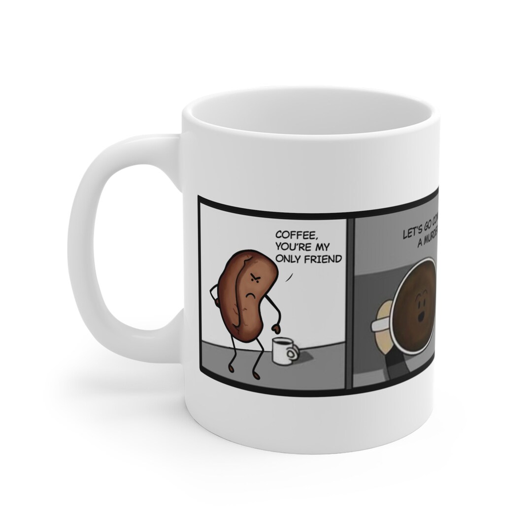 Disappointed Bean Comic Strip Mug 11oz - Etsy