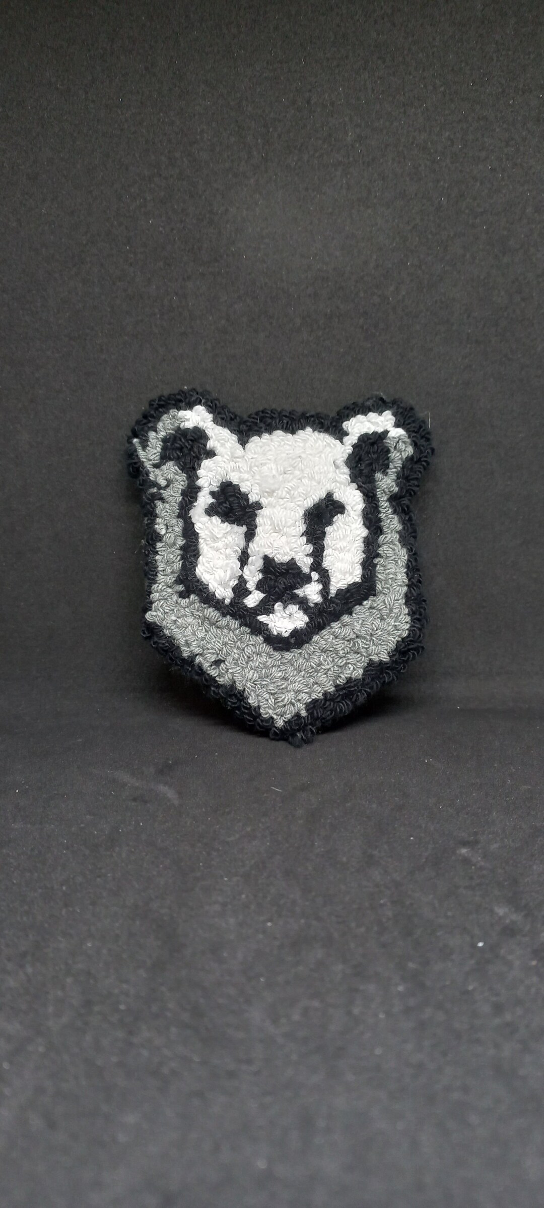 Origami Themed Bear French Barrette Hair Clip, Punch Needle Origami ...