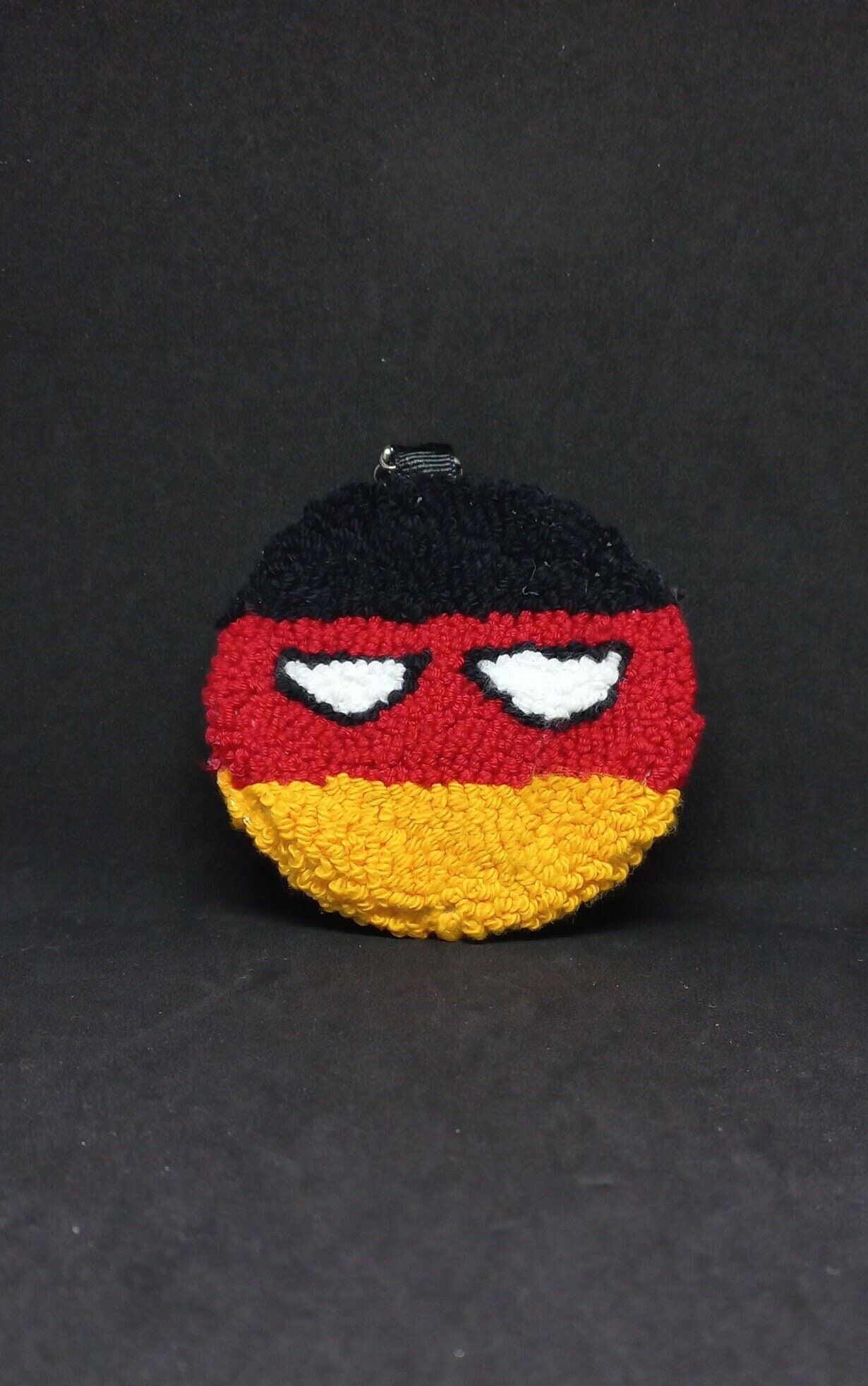 Germany Countryball Keychain, Deutschland Countryball Keyring, Double ...