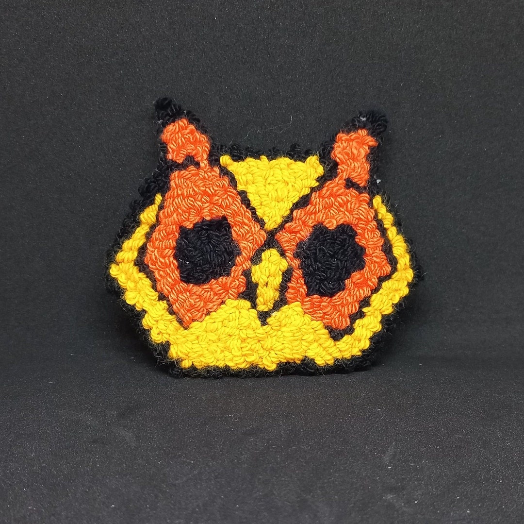 Origami Themed Owl French Barrette Hair Clip, Punch Needle Origami ...
