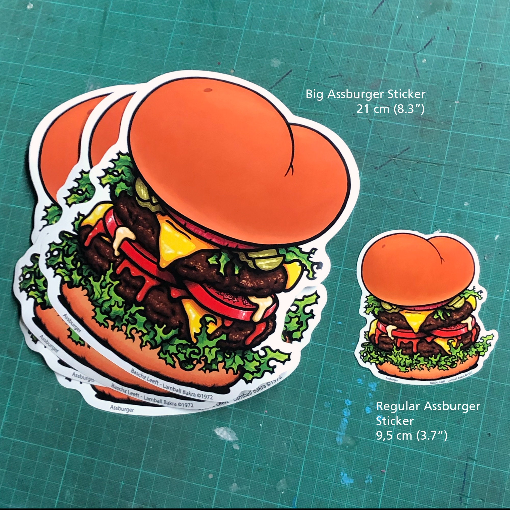 BIG Assburger Sticker aspergers autism awareness funny bum | Etsy