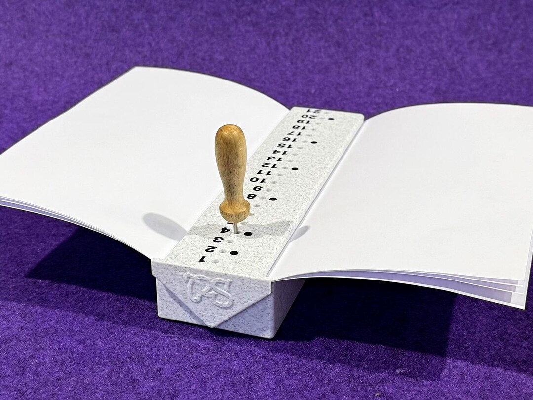 Bookbinding Cradle Tool | Hole Punching Guide for Journal Making and ...
