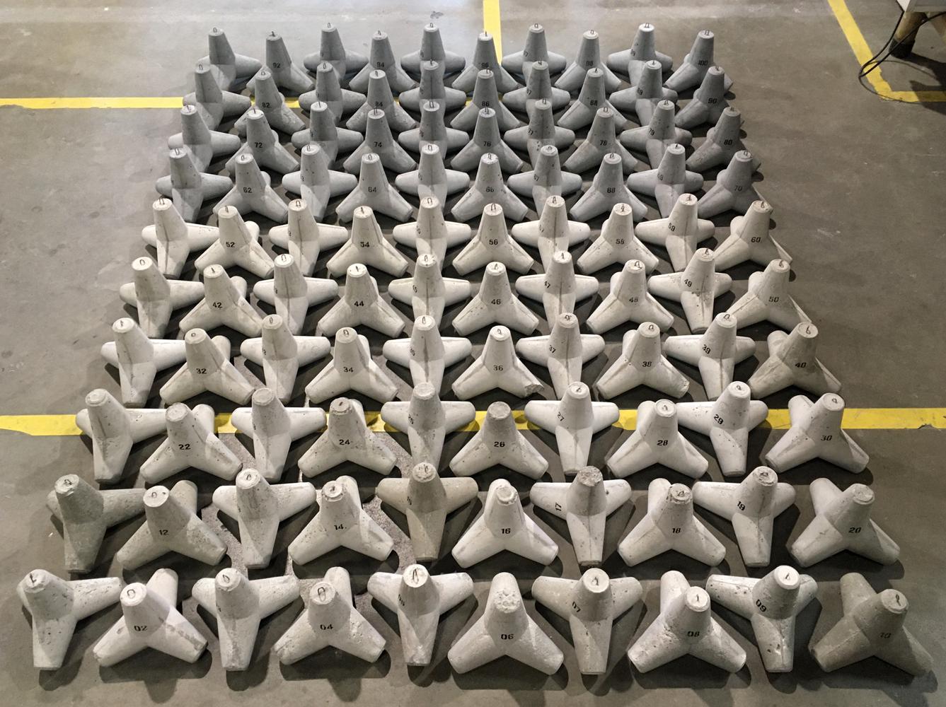 Tetrapod Mould 3D Printed | PHYSICAL ITEM テトラポッド用型 - Etsy