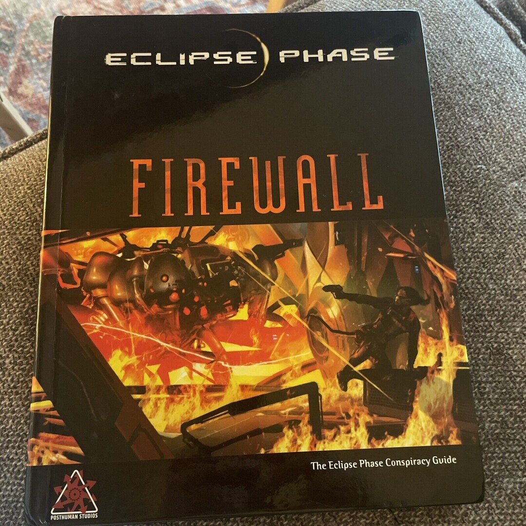 Posthuman Studios Eclipse Phase RPG: Firewall Hardcover - Etsy