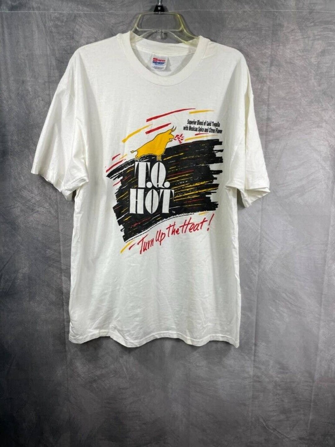 Vintage T.Q. Hot Tequila Men's Shirt Tee EXTRA LARGE Single Stitch ...