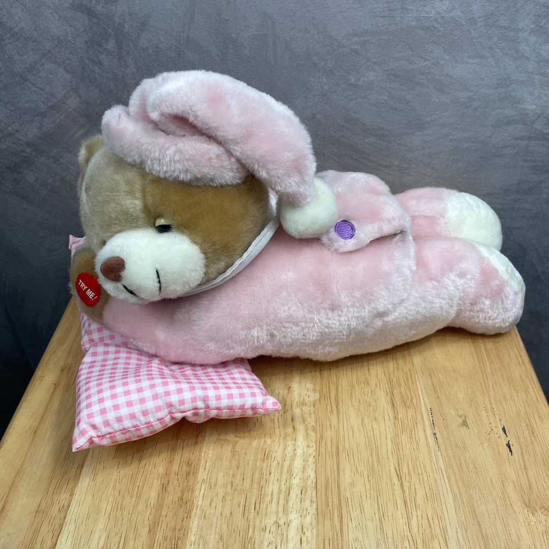 Vintage Goffa Praying Teddy Bear on Pillow Plush Stuffed Anima - Etsy