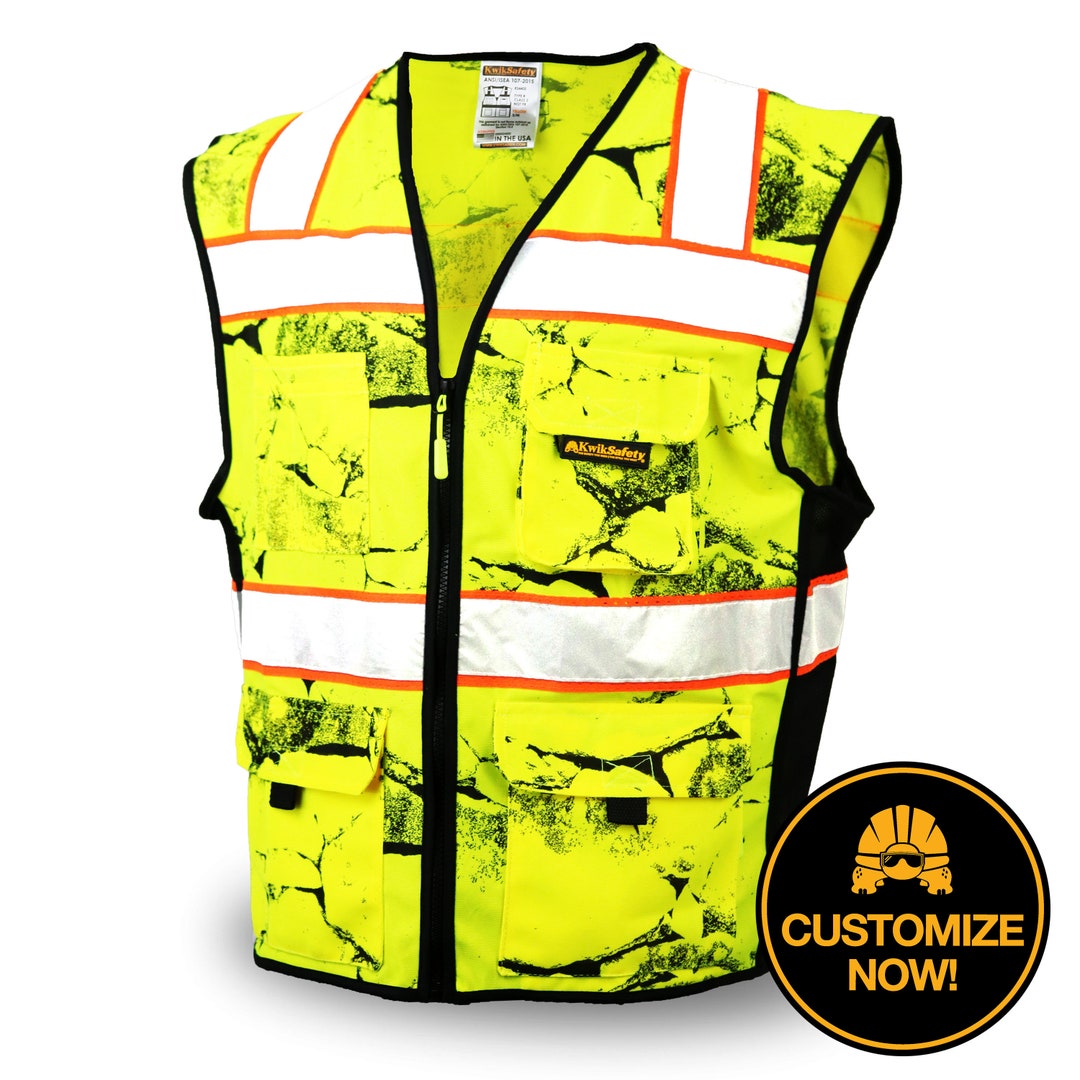Kwiksafety UNCLE WILLY'S WALL Safety Vest (limited Edition Camo Desgin ...