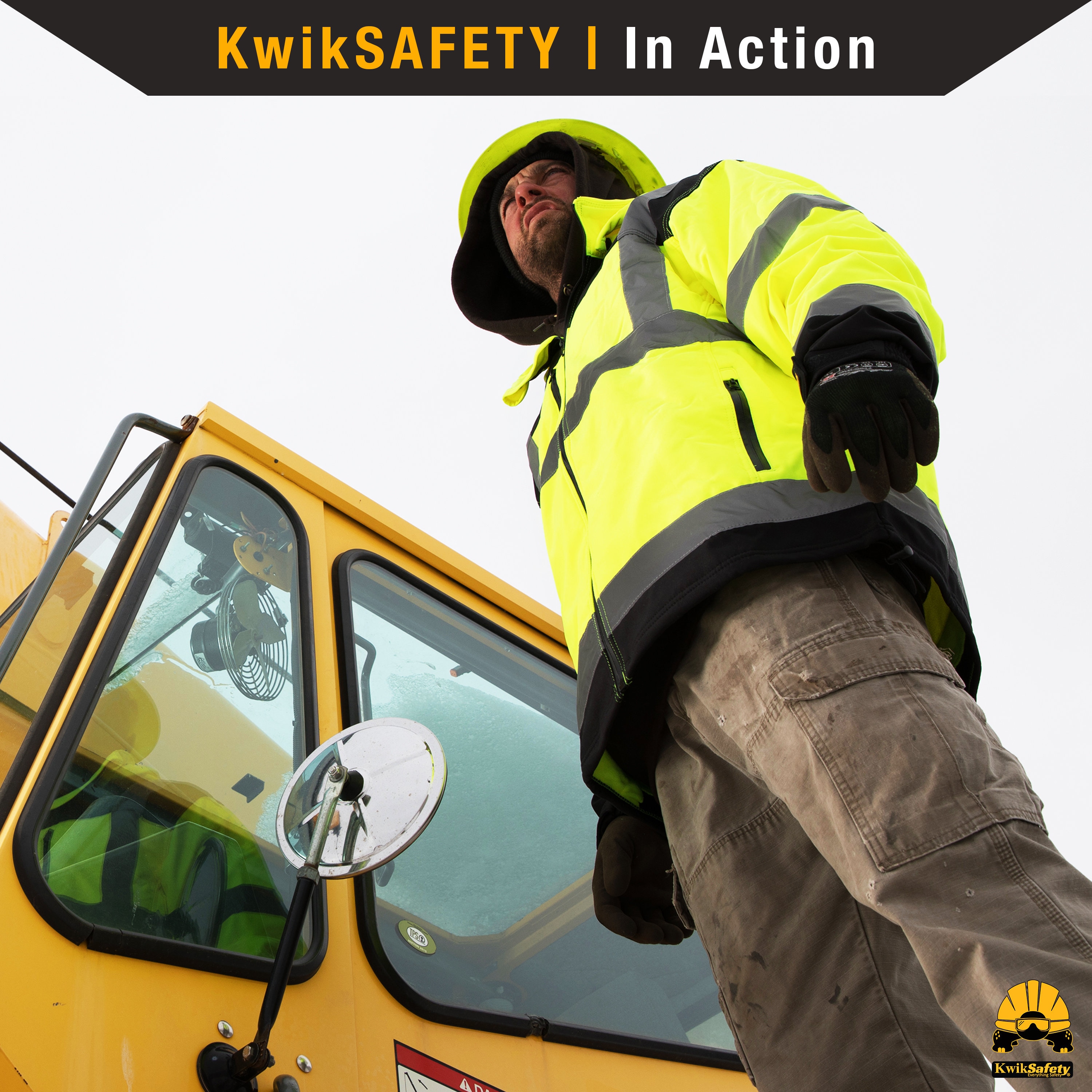 Kwiksafety AGENT Safety Jacket (detachable Hood) Class 3 Ansi Tested ...