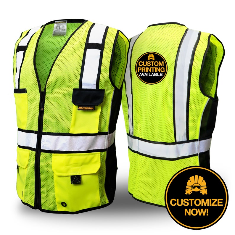Kwiksafety ROADBOSS ECONOMY Safety Vest (solid Reflective Tape) Class 2 ...