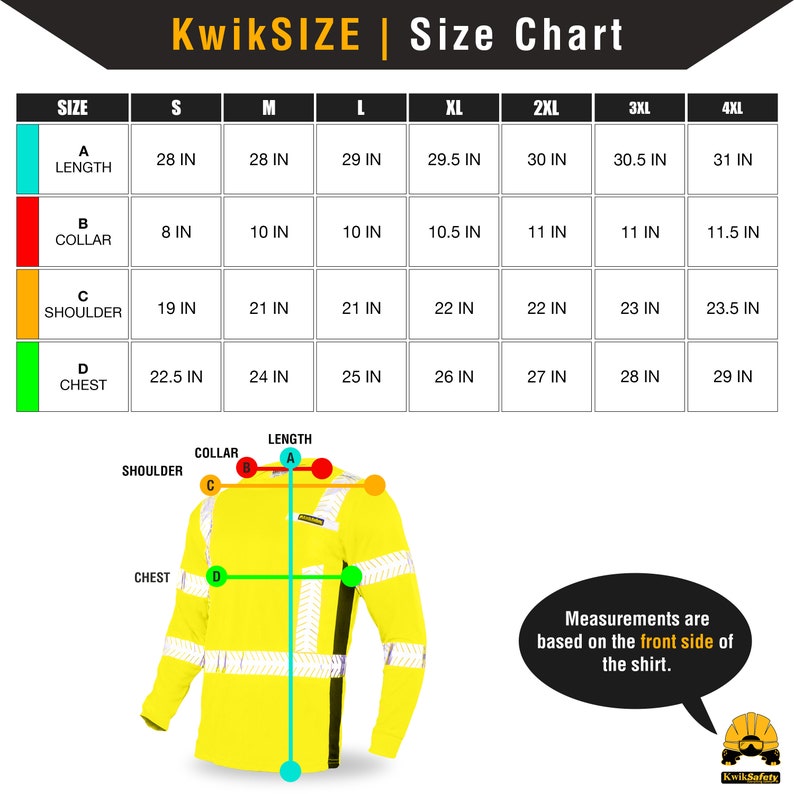 Kwiksafety RENAISSANCE MAN Safety Shirt (fishbone Tape) Class 3 Long ...