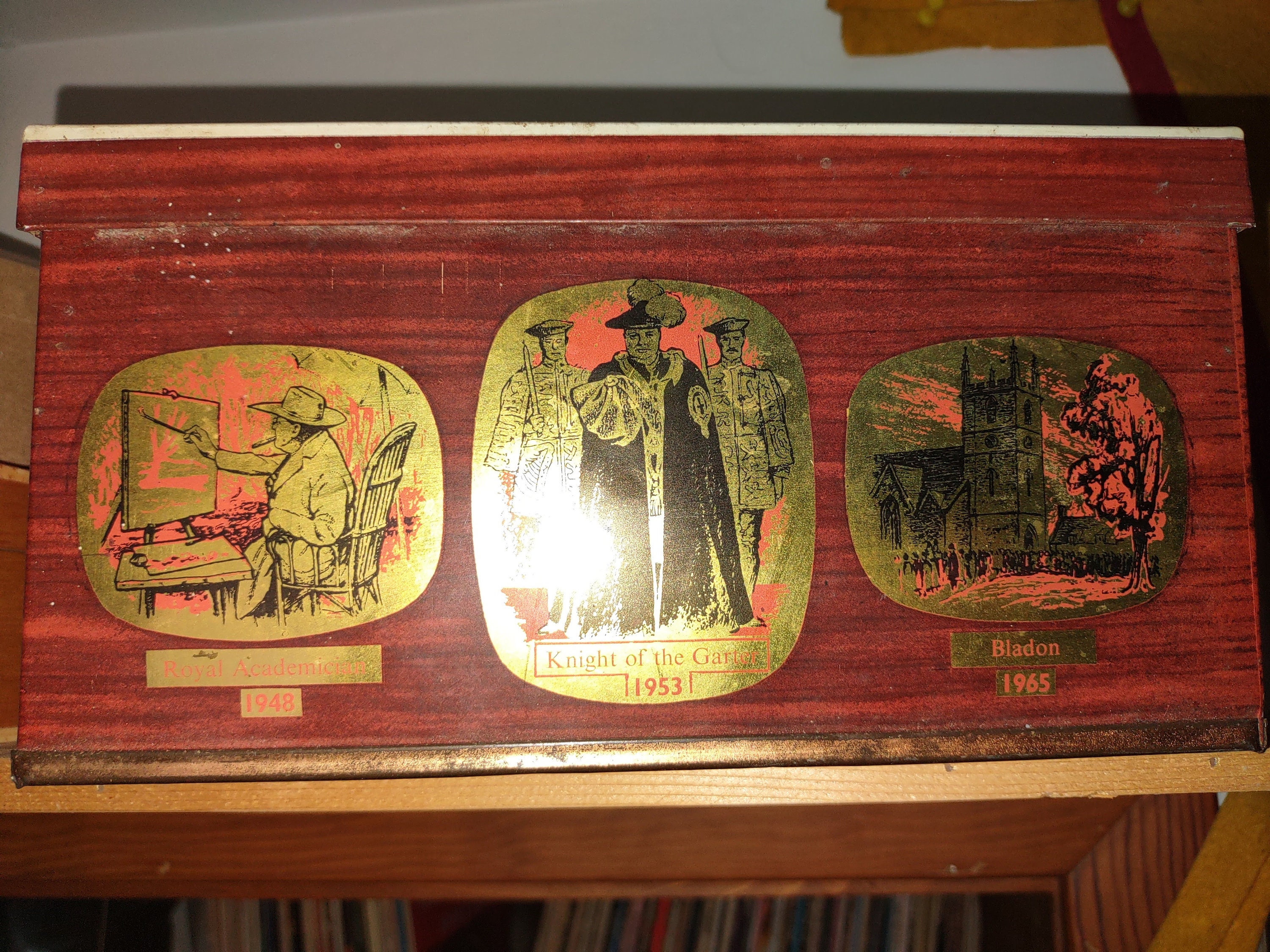 Rare Winston Churchill Biscuit Tin - Etsy