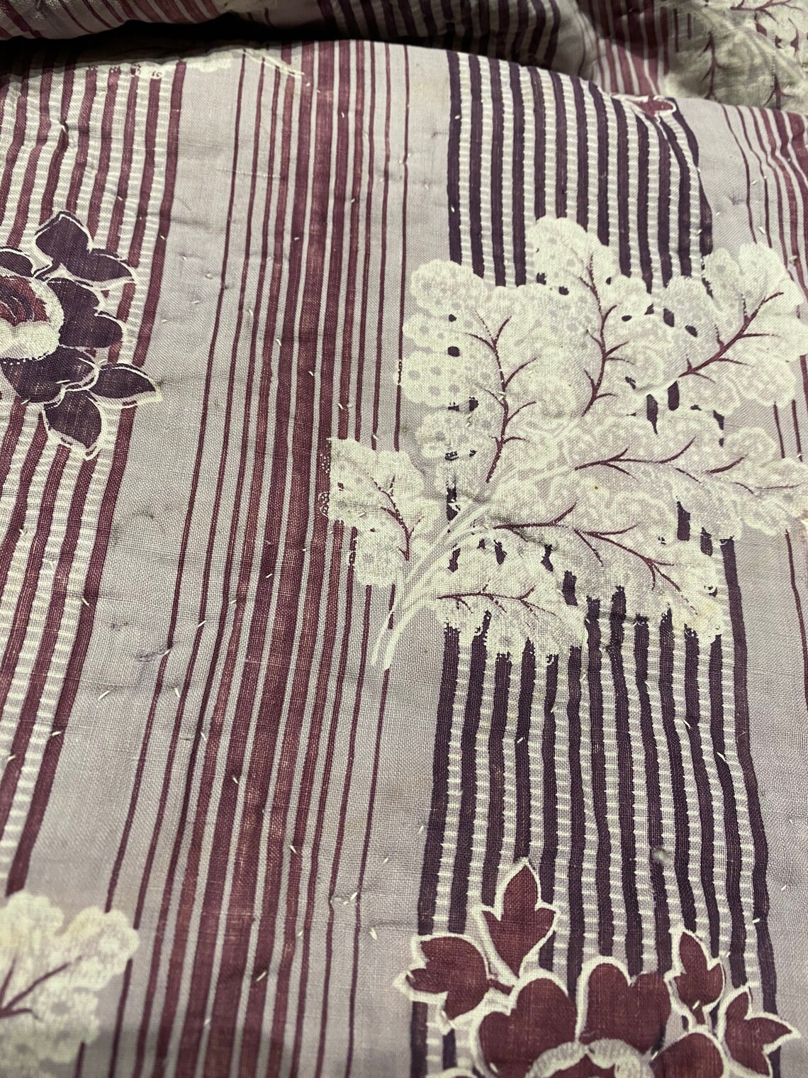 Stunning Rare Antique Handmade C1800 Large French Mauve Toile - Etsy UK
