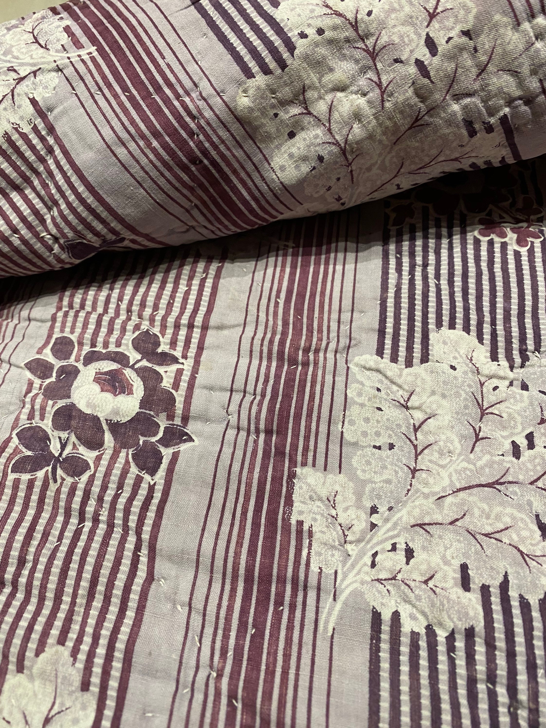 Stunning Rare Antique Handmade C1800 Large French Mauve Toile - Etsy UK