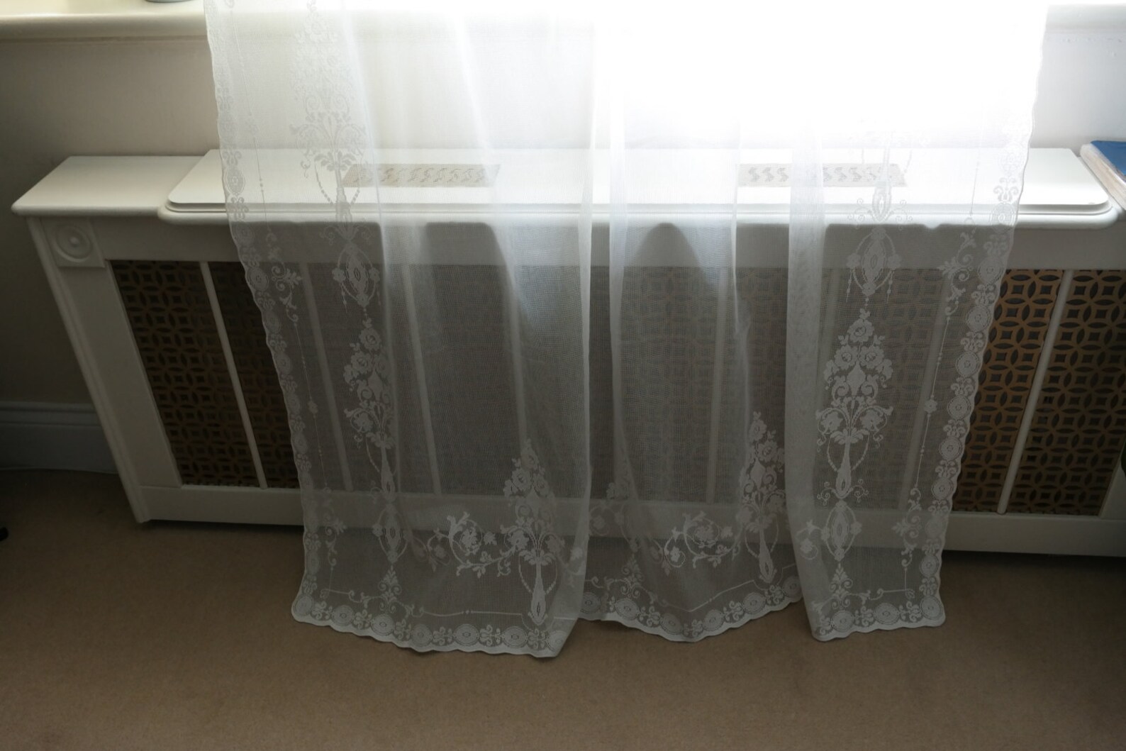 Margo Antique Design Cream Cotton Lace Made in Scotland Lace | Etsy UK