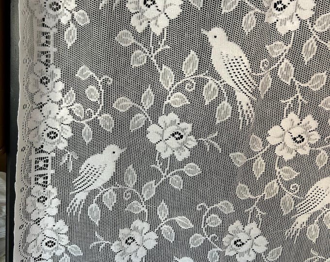 Leila Beautiful Cotton Lace Panel Made in Scotland Victorian Design ...