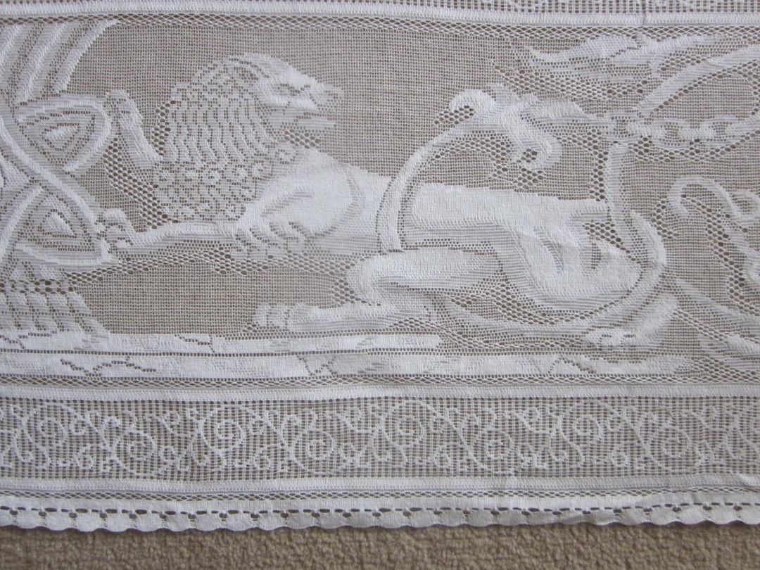 Scottish Lace Tablecloth: 12-place Cotton Table Cover (70" X 108 ...