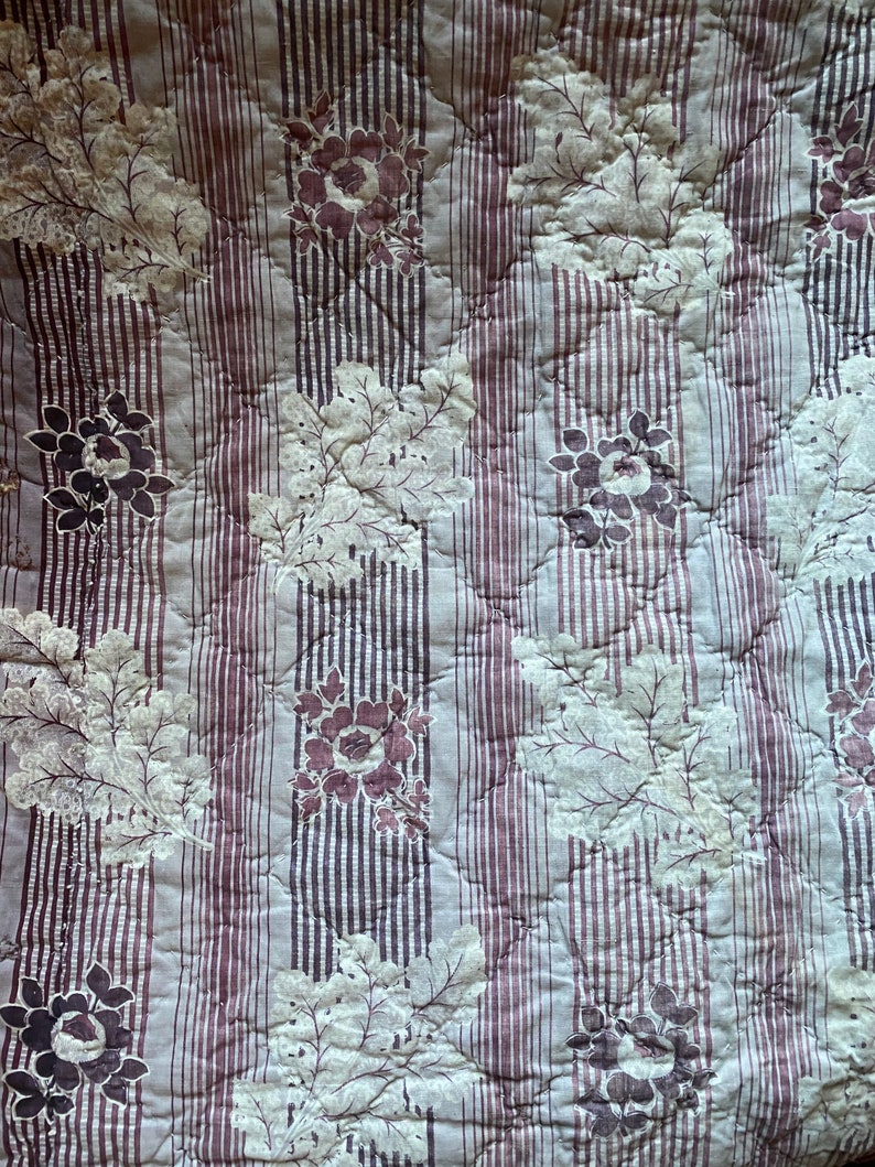 Stunning Rare Antique Handmade C1800 Large French Mauve Toile - Etsy UK