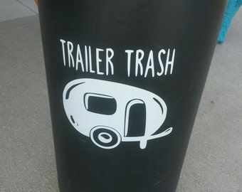 Trailer trash can | Etsy