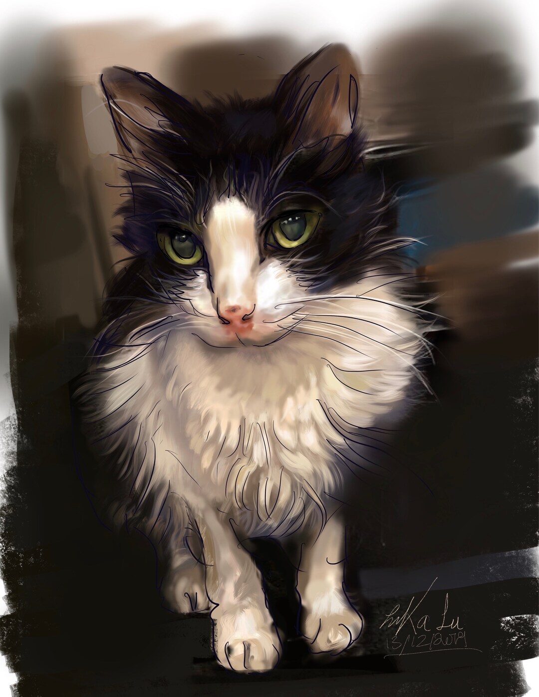 Pet Loss Drawing, Personalized Pet Portrait, Custom Dog Portrait, Dog ...