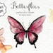 Watercolor Clip Art - Butterflies, Butterfly, Flutter, Insect, Nature ...