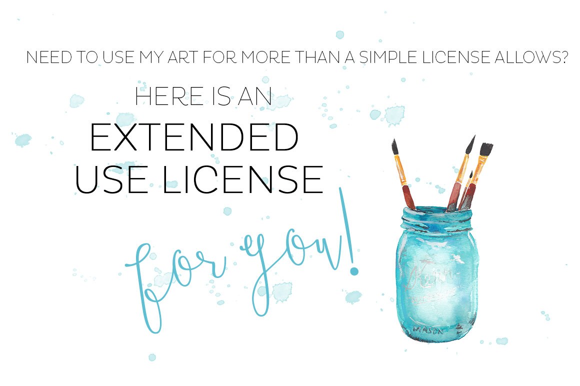 Extended Use License - Any Product - Terms of Use - Instant Download ...