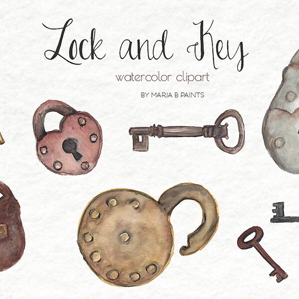 Skeleton Key Clipart - Etsy