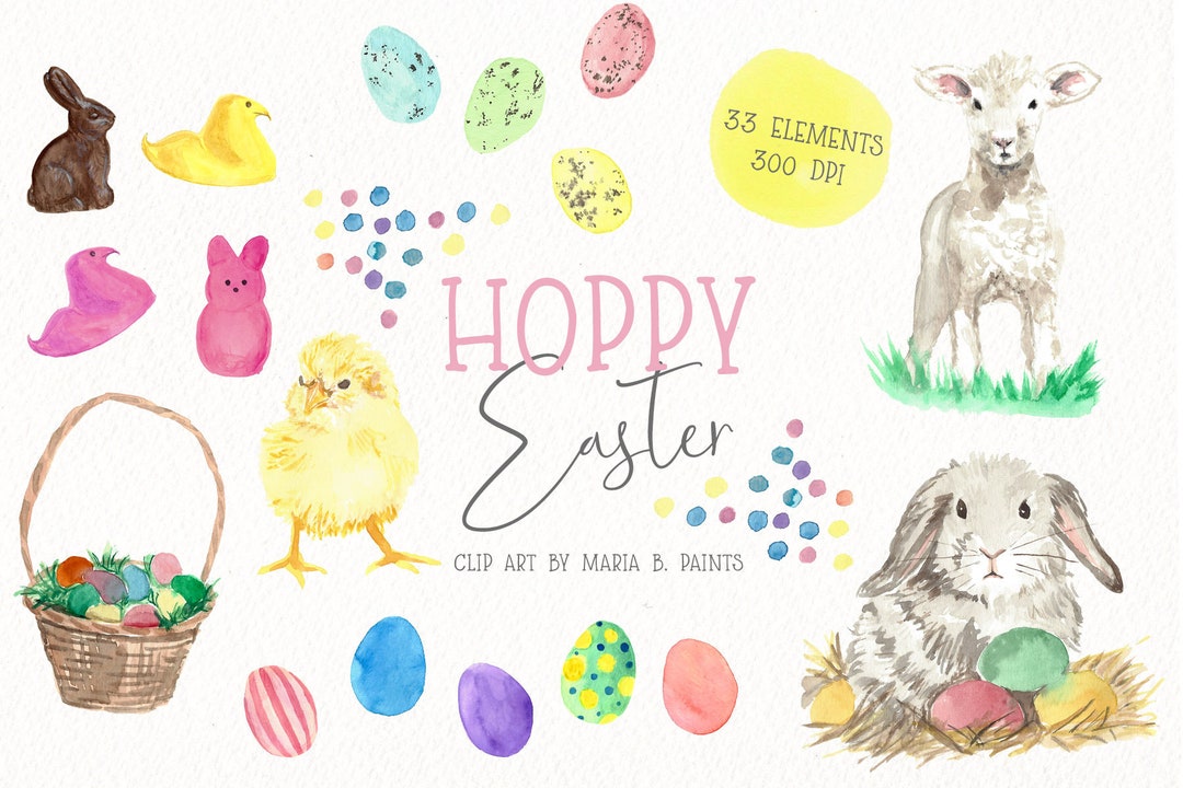 Easter Clip Art, Bunny Clip Art, Peep Clip Art, Easter Egg Clip Art ...