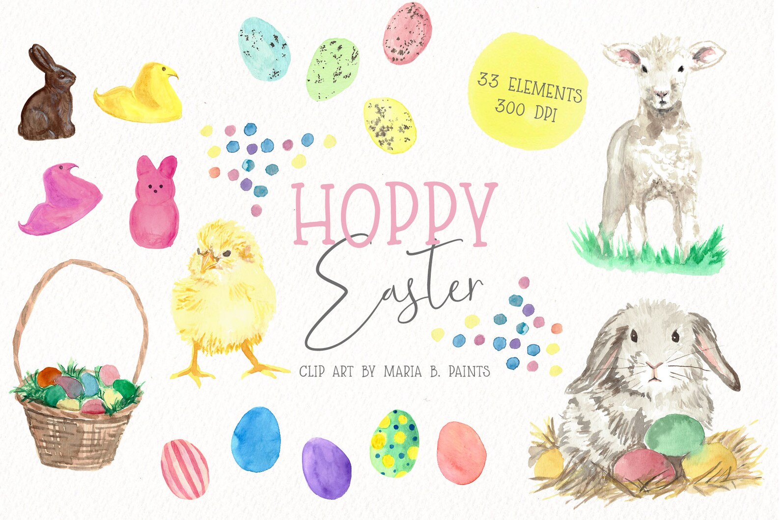 Easter Clip Art, Bunny Clip Art, Peep Clip Art, Easter Egg Clip Art ...