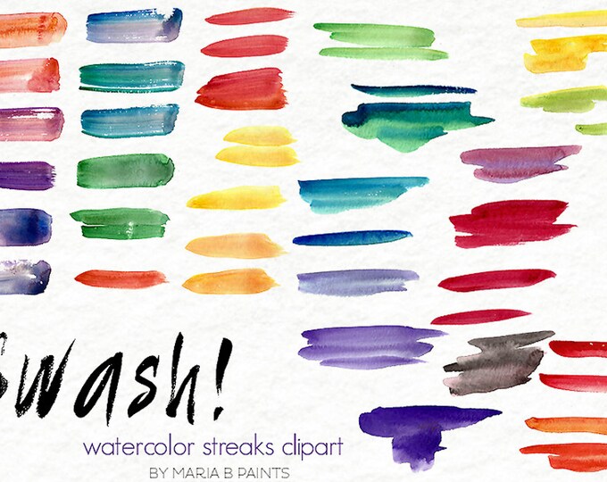 Painted Watercolor Clip Art Purple Violet Textures - Etsy