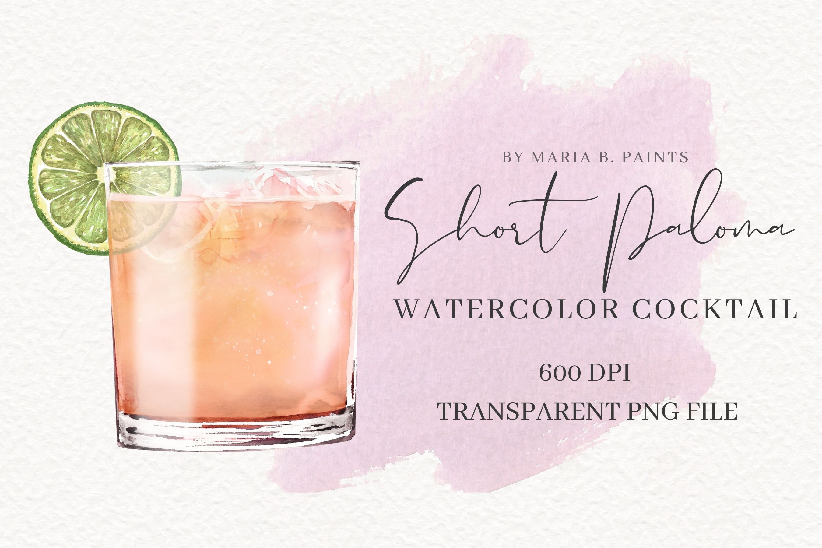 Pink Cocktail Clipart