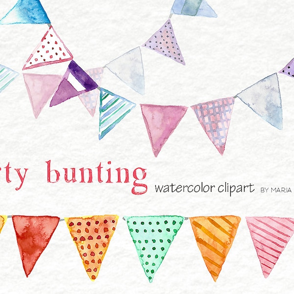 Bunting Clip Art - Etsy