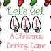 Let's Get Lit...a Christmas Drinking Game - Etsy