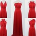 Ruby Red Bridesmaid Dresses Infinity Dress Dress Dress - Etsy