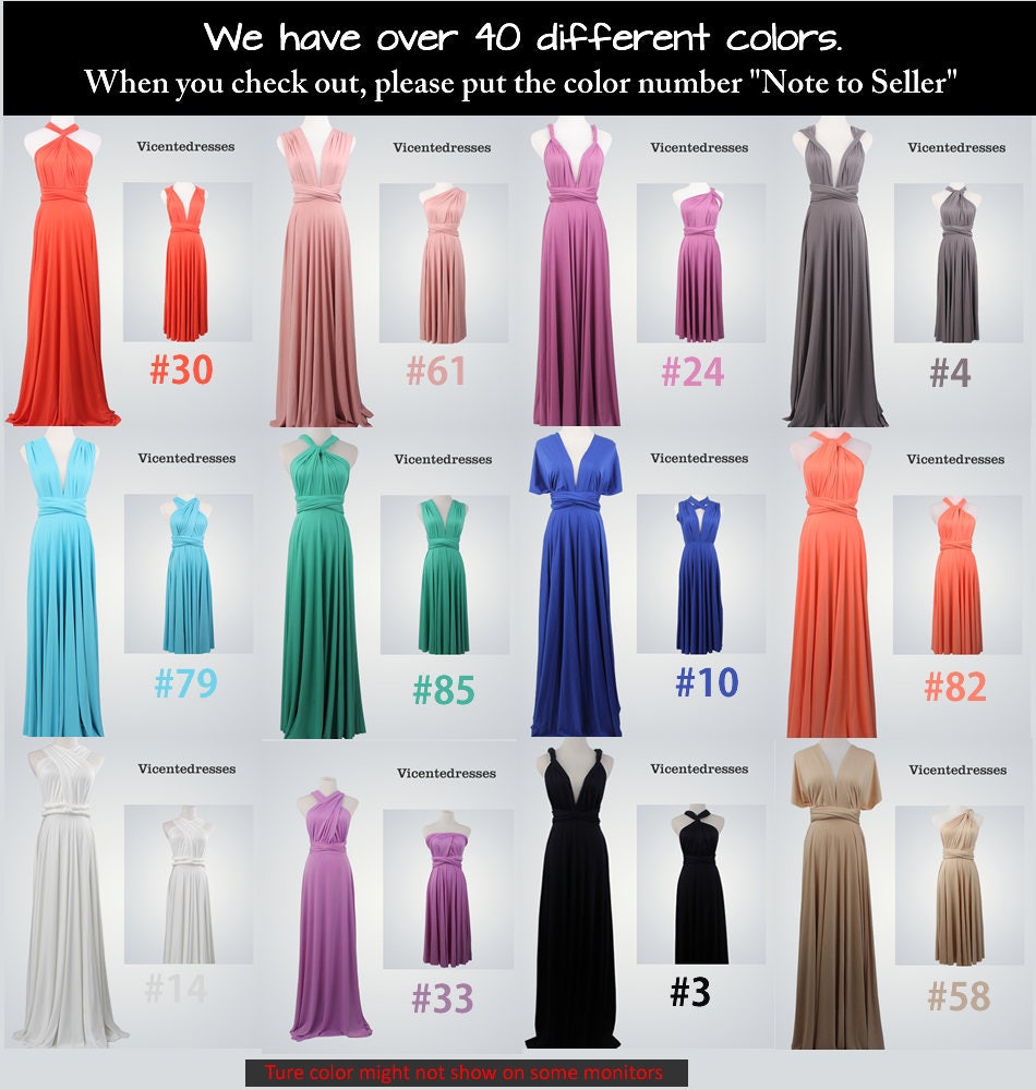 Forest Green Short Bridesmaid Dress Short Infinity Dress - Etsy