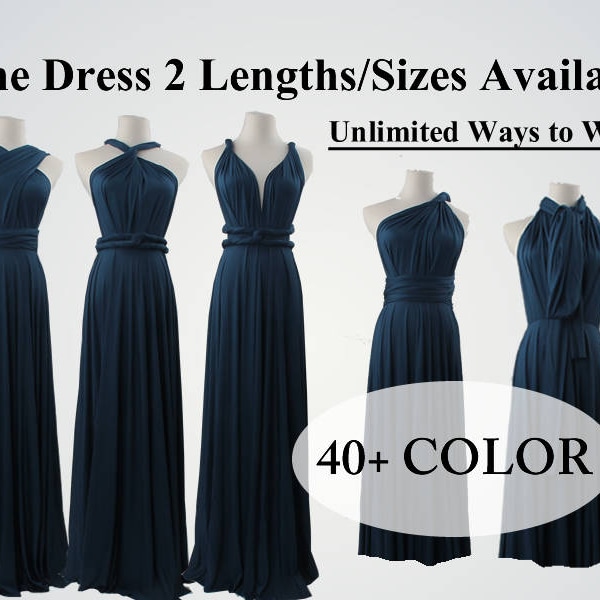 Prussian Blue Dress - Etsy