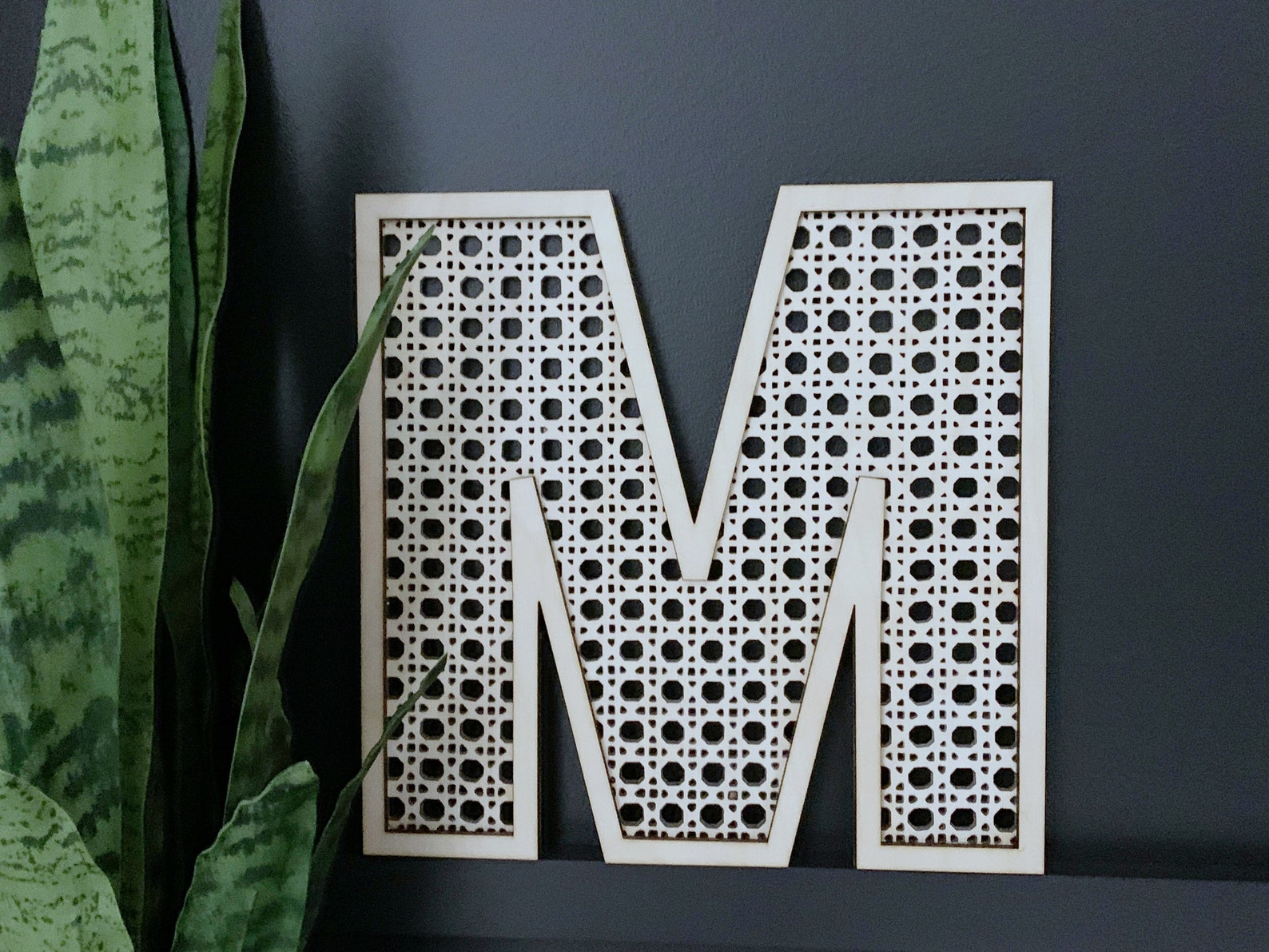 Rattan Letters Cane Letters Wicker Letter Nursery Letter - Etsy