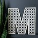 Rattan Letters Cane Letters Wicker Letter Nursery Letter - Etsy